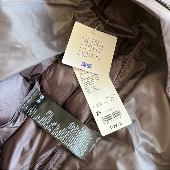 Uniqlo | Jackets & Coats | Uniqlo Ultra Light Down Puffer Parka In Purple Xs | Poshmark